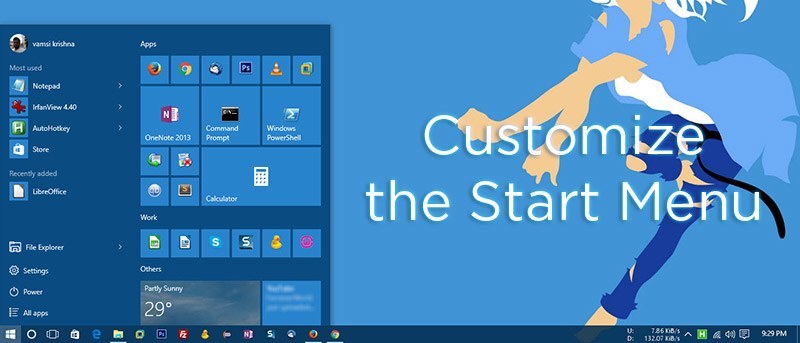 How to Customize Windows 10 Start Menu - Stugon