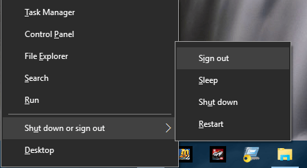 Put to Sleep or Shutdown Windows 10 With Keyboard Shortcuts